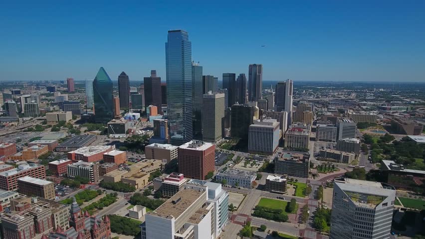 4k aerial view indianapolis indiana skyline Stock Footage Video (100% ...