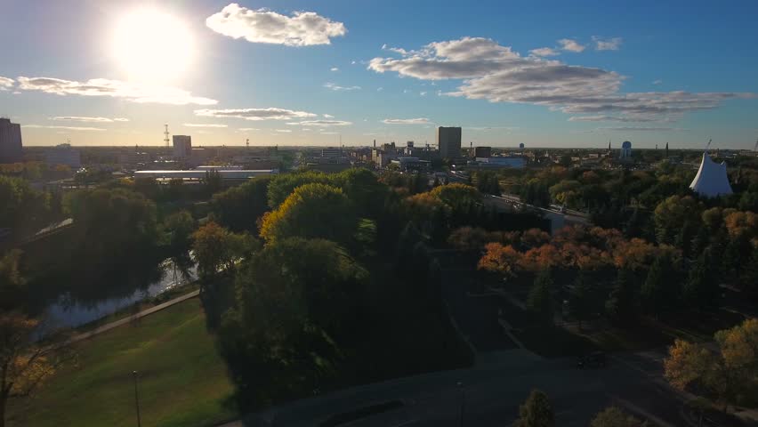 September 4 K Fargo Dakota North Aerial Stock Video Footage - 4K and HD ...