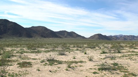 Zoom Out Scenic Desert Landscape Stock Footage Video (100% Royalty-free ...