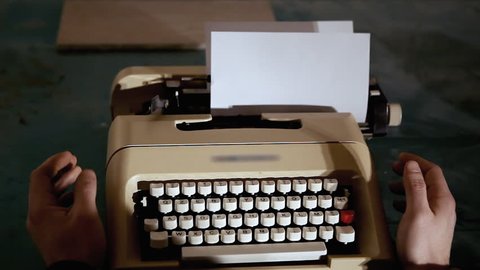 Creepy typewriter Stock Video Footage - 4K and HD Video Clips ...