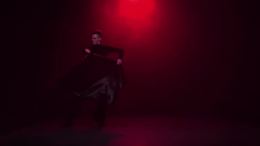 Slow Motion, Man is Dancing Stock Footage Video (100% Royalty-free ...