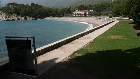 Villa Milocer One Most Beautiful Resorts Stock Footage Video (100% ...