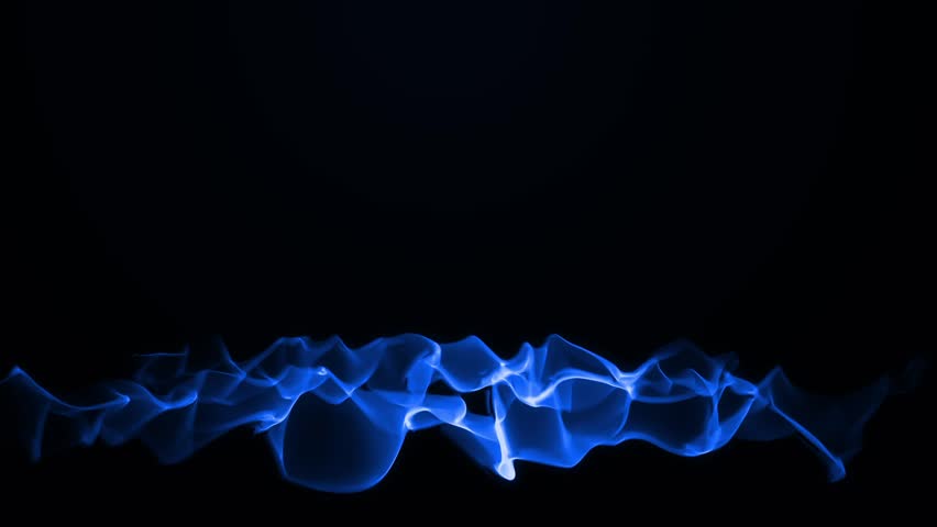 blue flames slowly rotate along bottom Stock Footage Video (100% ...