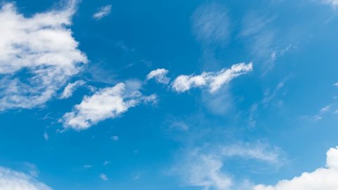 sunny blue sky nature white clouds Stock Footage Video (100% Royalty-free) 1013788910 | Shutterstock