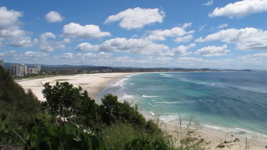 Kirra Beach, Queensland, Australia Stock Footage Video (100% Royalty ...