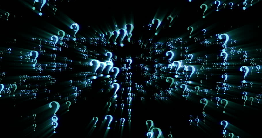 Burst Set of Random Question Stock Footage Video (100% Royalty-free ...