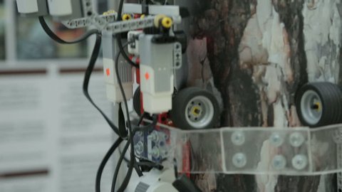 Worker Man Control Robot Machine Tool Stock Photo (Edit Now) 1477473311