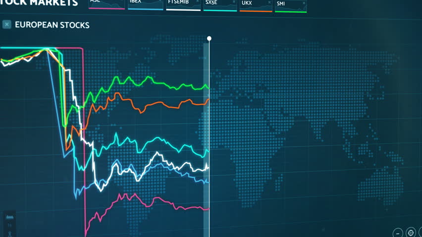 abstract digital 4k forex chart animation Stock Footage Video (100% ...