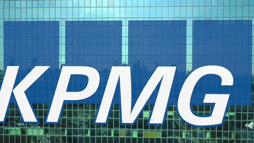 aerial shot office skyscraper kpmg logo: วิดีโอสต็อก (ปลอดค่าลิขสิทธิ์ ...