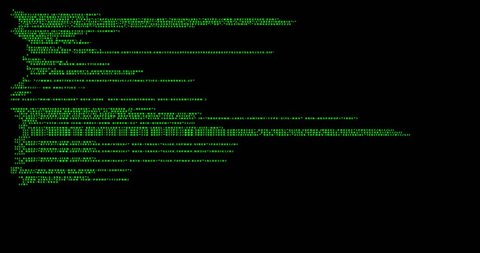 Hacker Code Running Down Computer Screen Stock Footage Video (100% ...