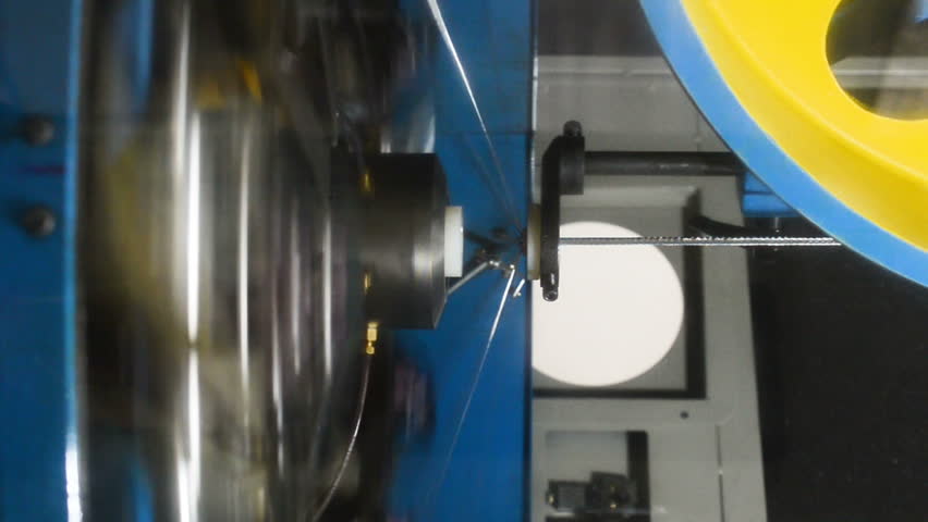 High-speed Modern Braiding Machine. Equipment Stock Footage Video (100% ...