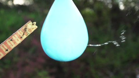 Slow Motion Water Balloon Bursts Stock Footage Video (100% Royalty-free ...