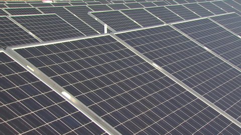 Solar Panel On Black Background Stock Photo (Edit Now) 1125542789