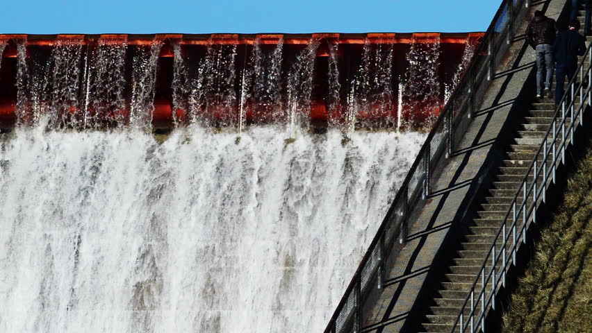 people running hoover dam stairs Stock Footage Video (100% Royalty-free ...