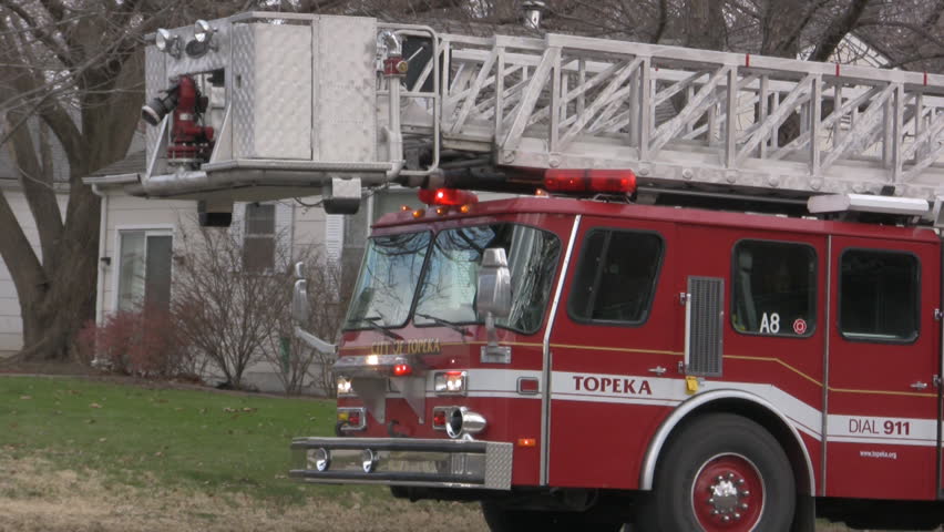 topeka ks - circa 2010 fire Stock Footage Video (100% Royalty-free ...