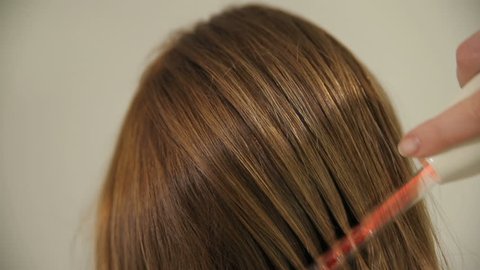 Saturated Healthy Shiny Hair After Dyeing Stock Photo (Edit Now) 1341517784