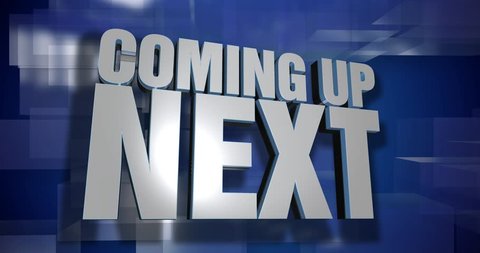 Blue Dynamic 3d Coming Next Transition Stock Footage Video (100% ...