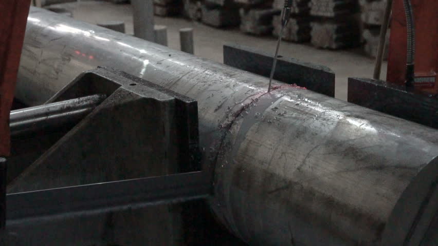 Process of Cutting Large Steel Stock Footage Video (100% Royalty-free ...