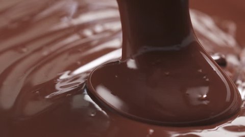 Chocolate Flowing Circle Realistic Falling Drops Stock Vector (Royalty ...