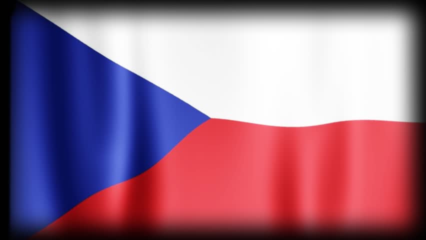 Flag Loop Animation Czech Republic Stock Footage Video (100% Royalty ...