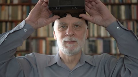 Goodlooking Handsome Professor Shirt Library Using Stock Footage Video ...