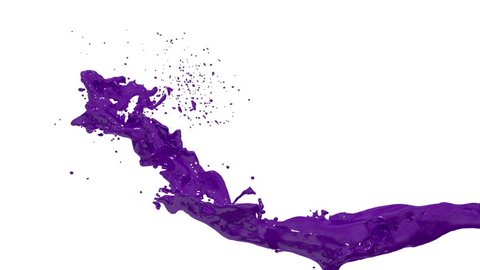 Flow Sweet Violet Liquid Like Oil Stock Footage Video (100% Royalty ...