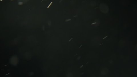 White Dust Particles Flying On Black Stock Footage Video (100% Royalty ...