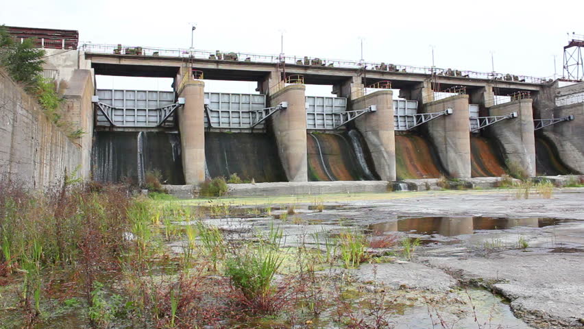 Closed the Dam On the Stock Footage Video (100% Royalty-free) 2623007 ...