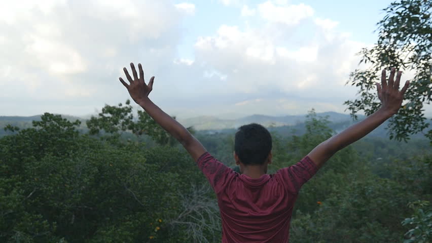 Little Indian Boy Reaching up Stock Footage Video (100% Royalty-free ...