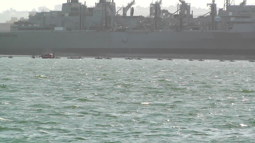 San Diego Naval Base California Stock Footage Video (100% Royalty-free ...