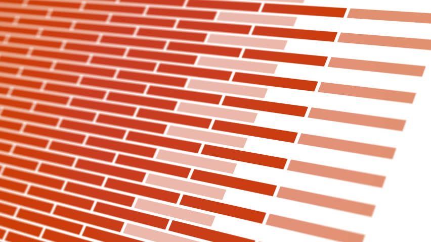 red brick pattern flat animation Stock Footage Video (100% Royalty-free ...