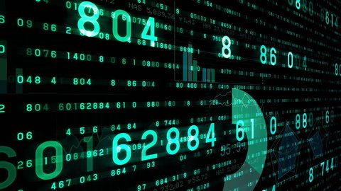 Technology Background Abstract Digital Code Motion Stock Footage Video ...