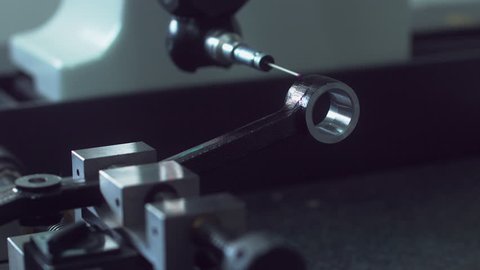 Automatic Coordinate Measuring Machine Cmm Measuring Stock Footage ...