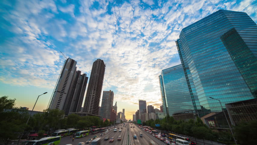 Sunset at Beijing Stock Footage Video (100% Royalty-free) 2641763 ...