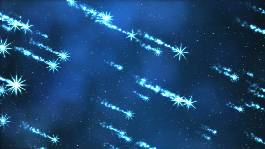 Shining Shooting Stars Animation - Stock Footage Video (100% Royalty ...