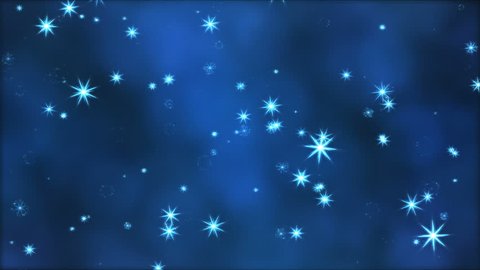 Colorful Sparkling Stars Animation Loop Blue Stock Footage Video (100% ...