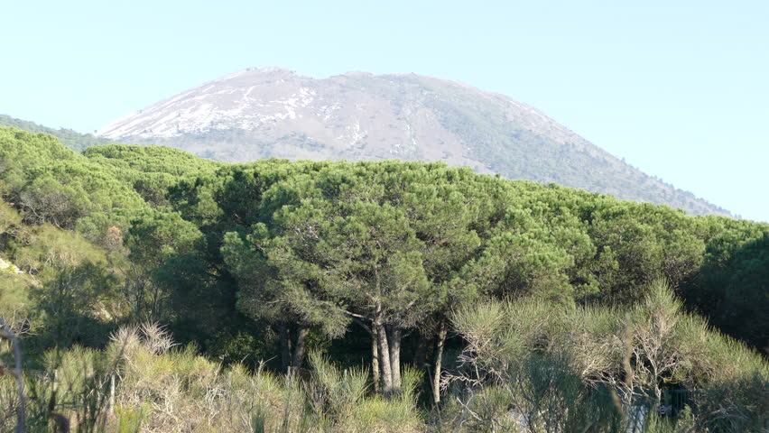 Mount Vesuvius a Somma-stratovolcano On Stock Footage Video (100% ...