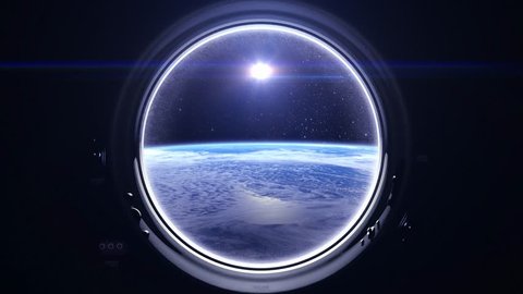 Sunrise Over Earth Earth Seen Through Stock Footage Video (100% Royalty ...