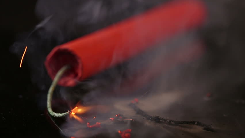 burning fuse dynamite match Stock Footage Video (100% Royalty-free ...