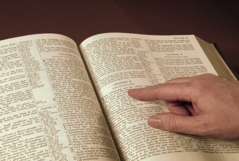 pages open bible flipping blown by Stock Footage Video (100% Royalty ...