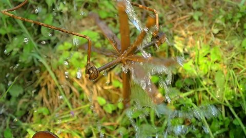 Small Watermill Waterwheel Turning Stock Footage Video (100% Royalty ...