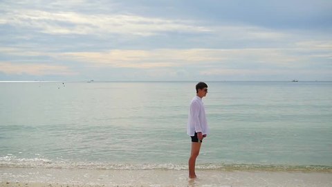 Lovers Guy Girl Run Towards Each Stock Footage Video (100% Royalty-free ...