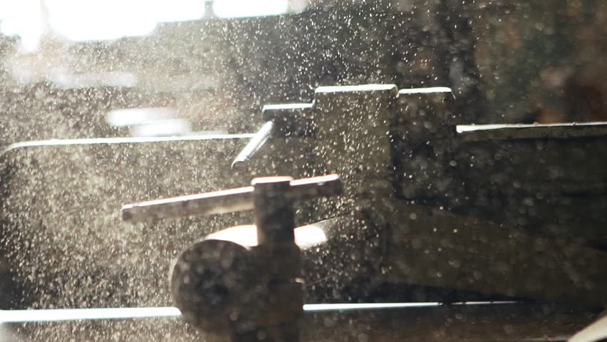 sawdust beautifully flying air joinery where Stock Footage Video (100% ...