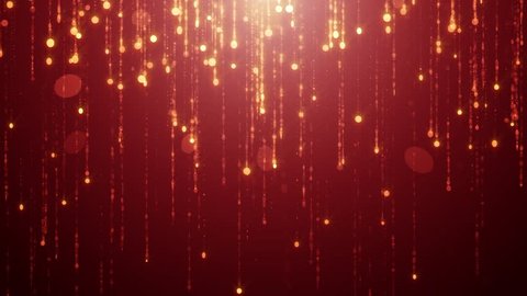 Falling Gold Particles Flicker Shimmer Against Stock Footage Video (100 ...