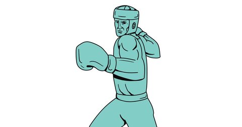 2d Animation Motion Graphics Showing Drawing Stock Footage Video (100% ...