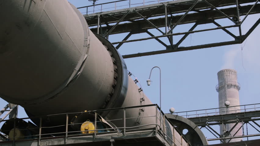 Cement Production Factory Stock Footage Video (100% Royalty-free ...