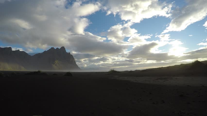 round disc shaped clouds float above Stock Footage Video (100% Royalty ...