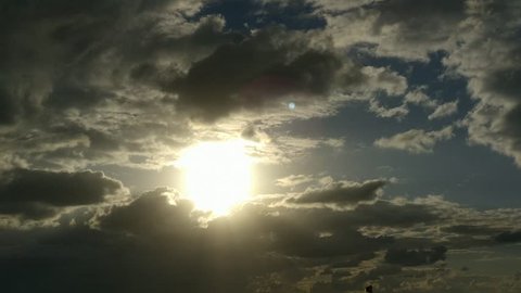 cinematic animation background flying through stormy Stock Footage ...