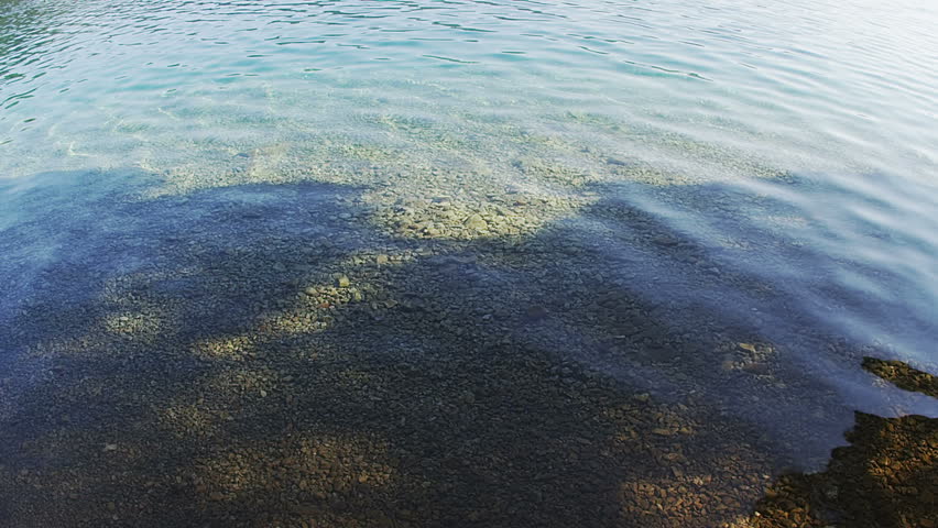 colorful sea surface background shallow water Stock Footage Video (100% ...