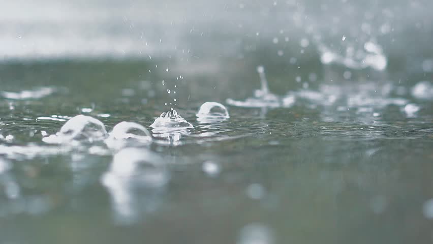 It is Raining Outside. Rain Stock Footage Video (100% Royalty-free ...